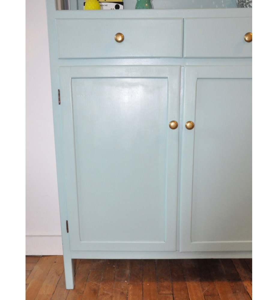 Buffet vintage vert rétro