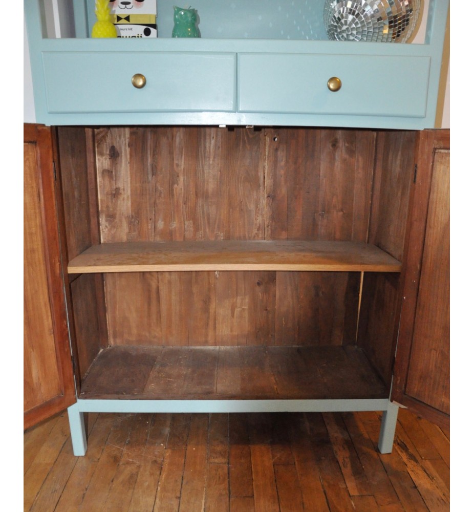 Buffet vintage vert rétro