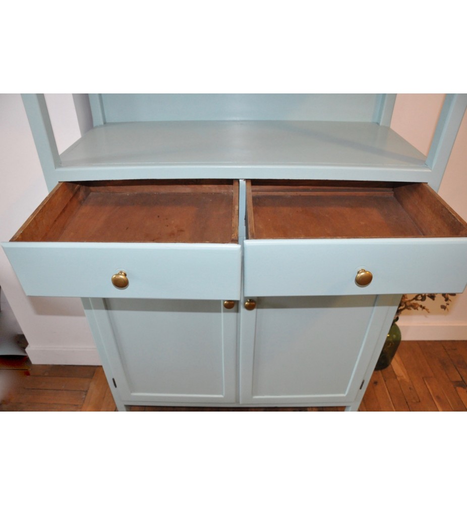 Buffet vintage vert rétro