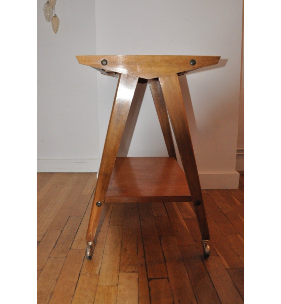 Table roulante des années 60 vintage