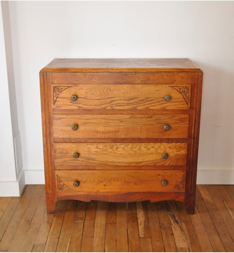 Commode art déco en bois