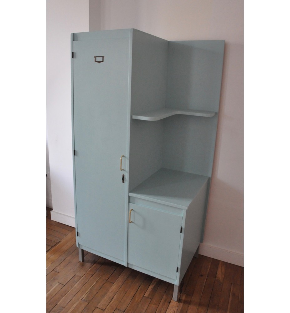 Armoire vestiaire d'internat vintage